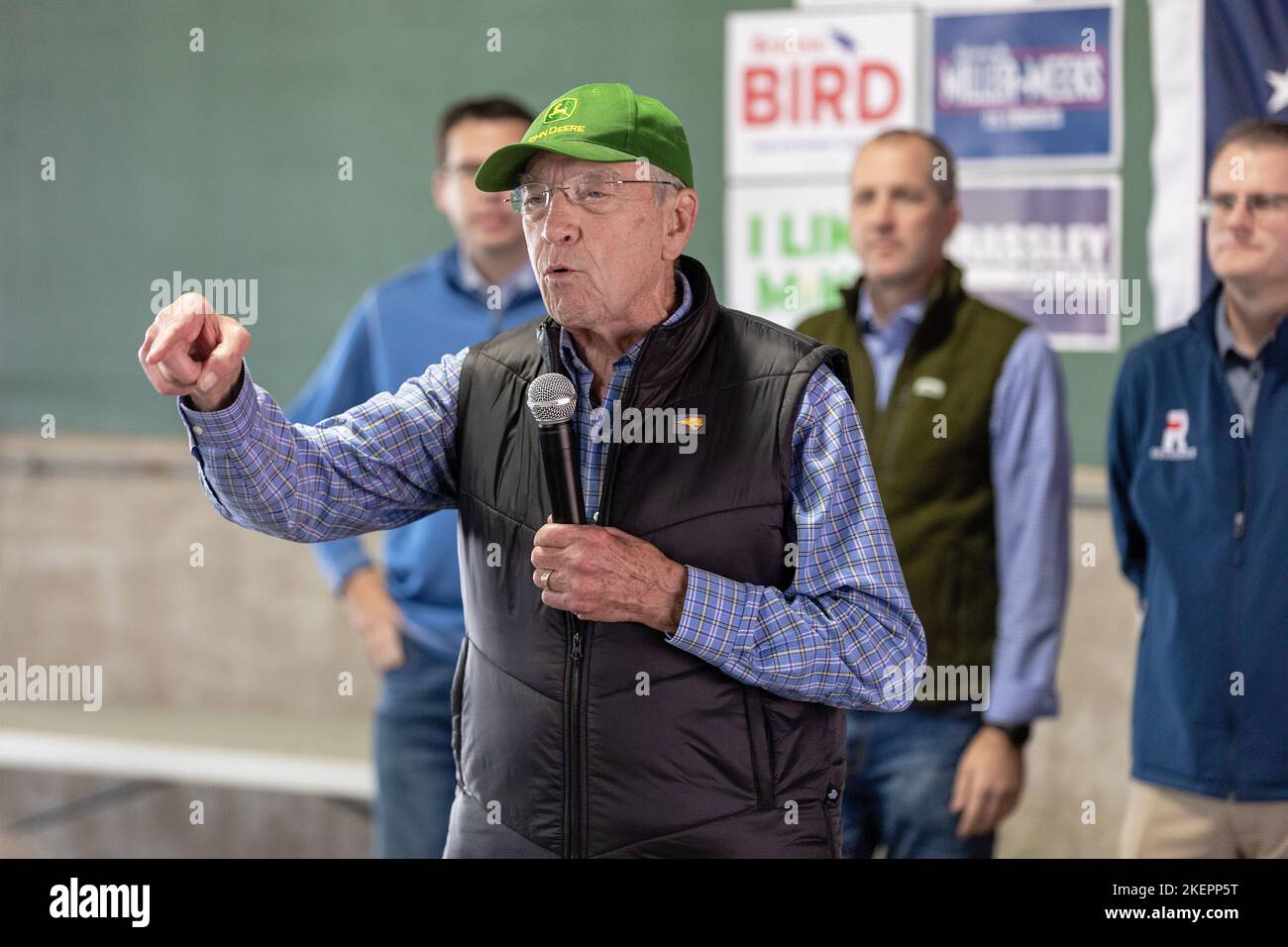 On one of the last days of the 2022 Midterm election campaign Senator ...