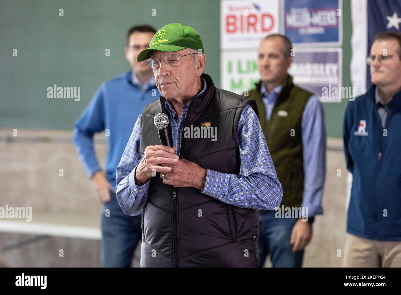 On one of the last days of the 2022 Midterm election campaign Senator ...