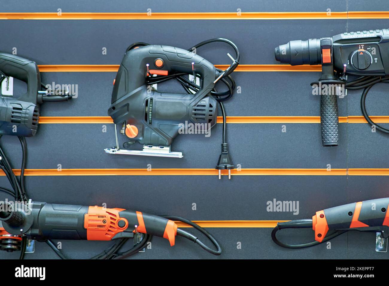 A professional tool for work, repair and construction in the store ...