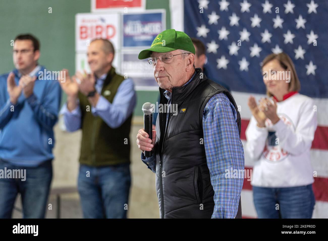 On one of the last days of the 2022 Midterm election campaign Senator ...