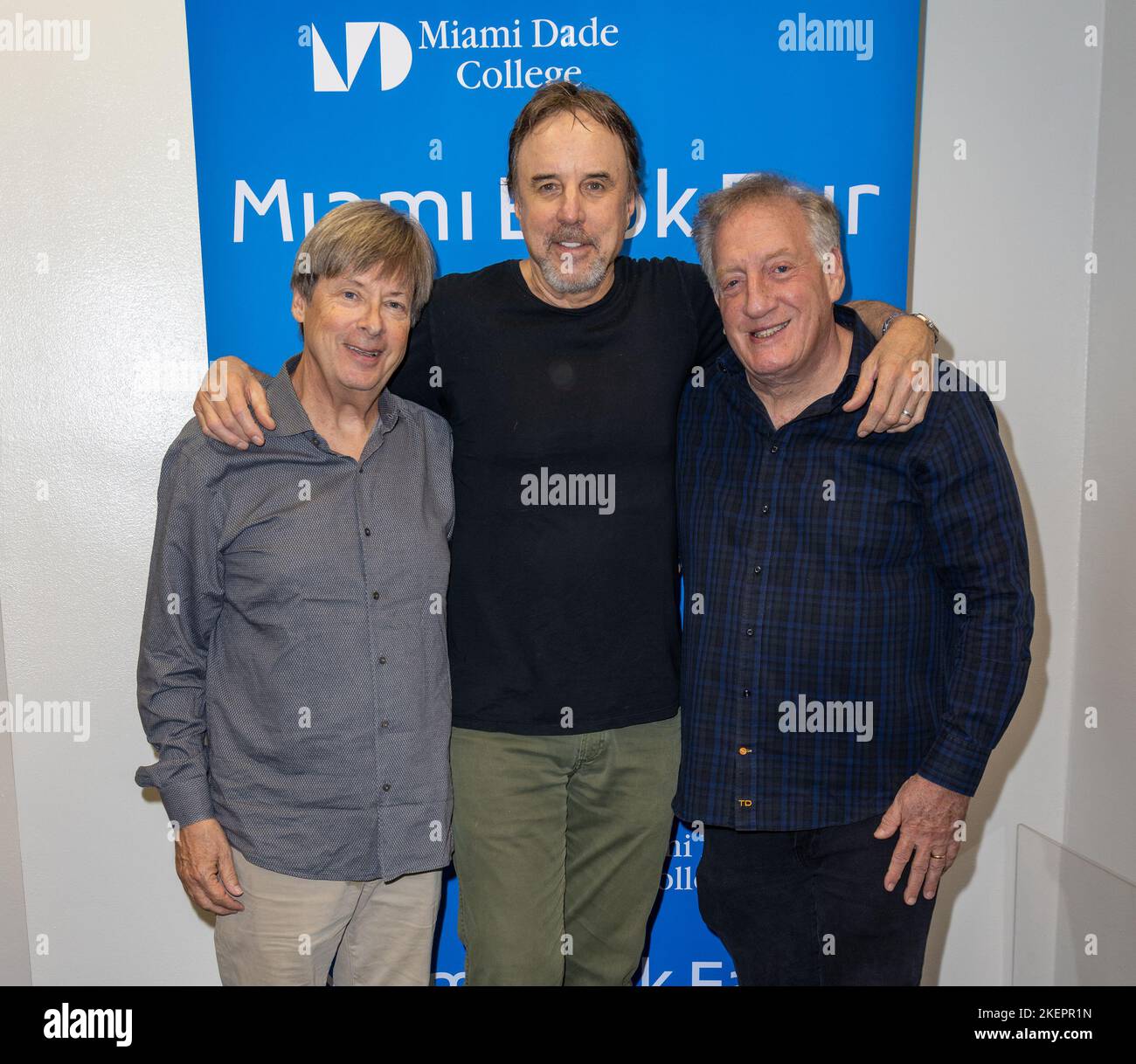 MIAMI, FL - NOV 13: Dave Barry, Kevin Nealon and Alan Zweibel are seen ...