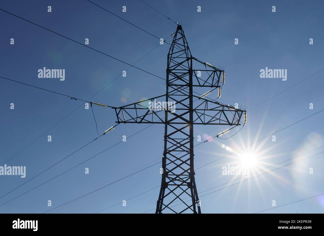 Energy concept power line hi-res stock photography and images - Alamy