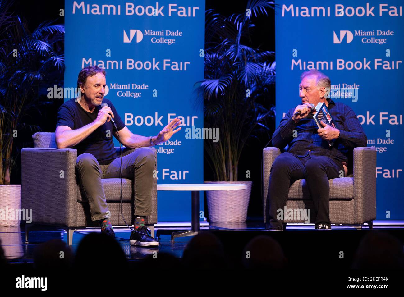 MIAMI, FL - NOV 13: Kevin Nealon and Alan Zweibel are seen during Kevin ...