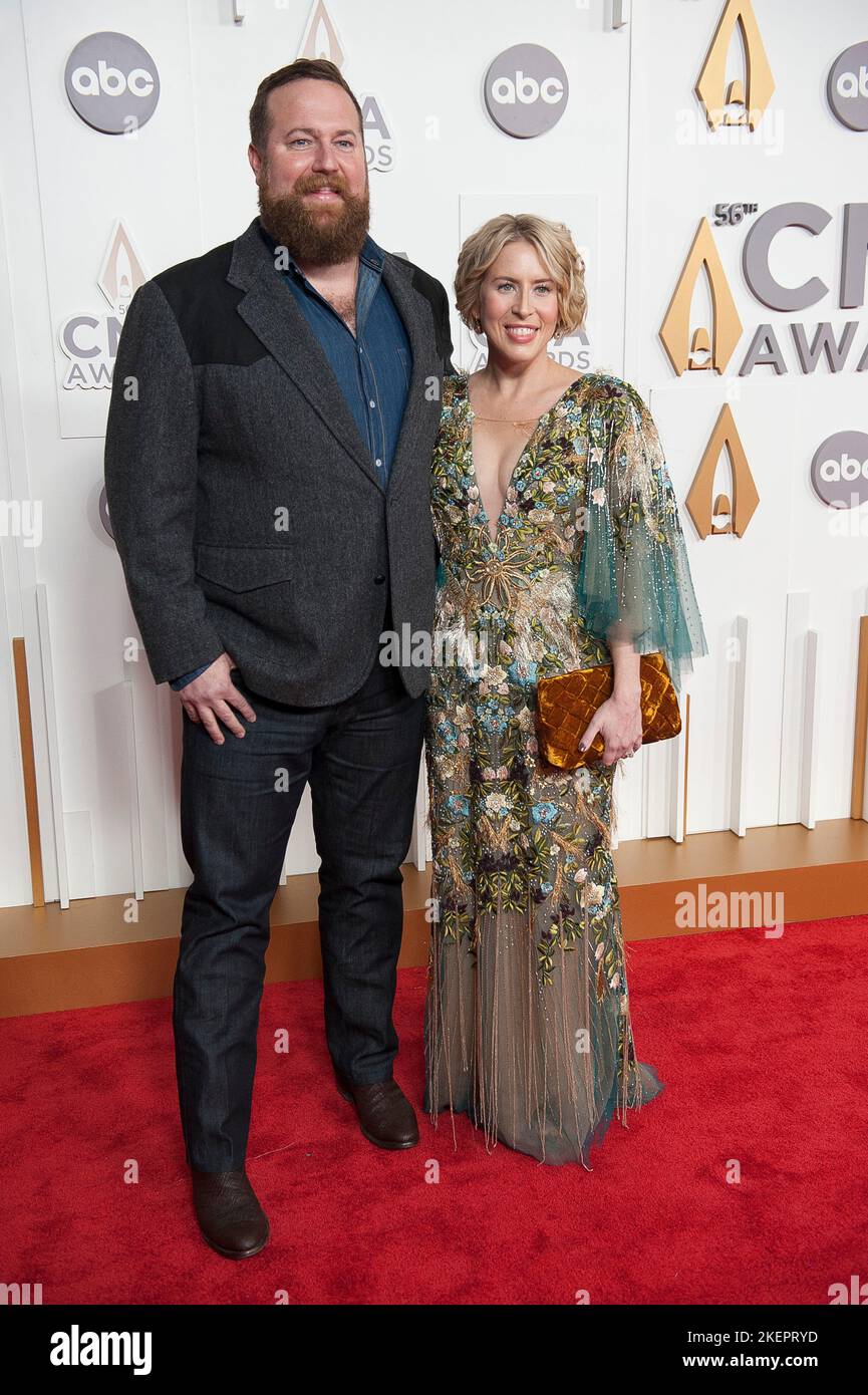 Nov. 09, 2022 - Nashville, Tennessee; USA - BEN NAPIER AND ERIN NAPIER ...