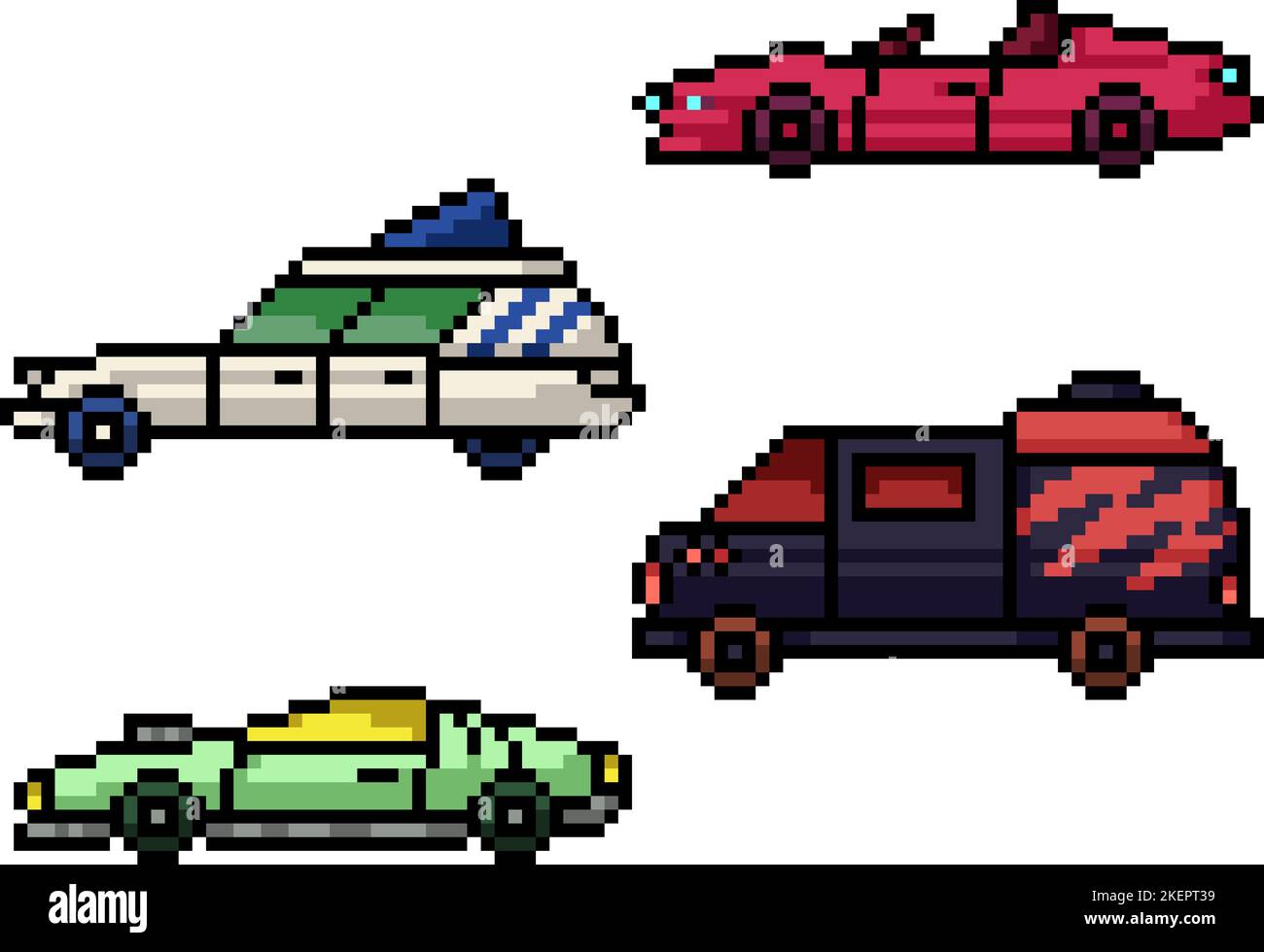 Car pixel art hi-res stock photography and images - Alamy