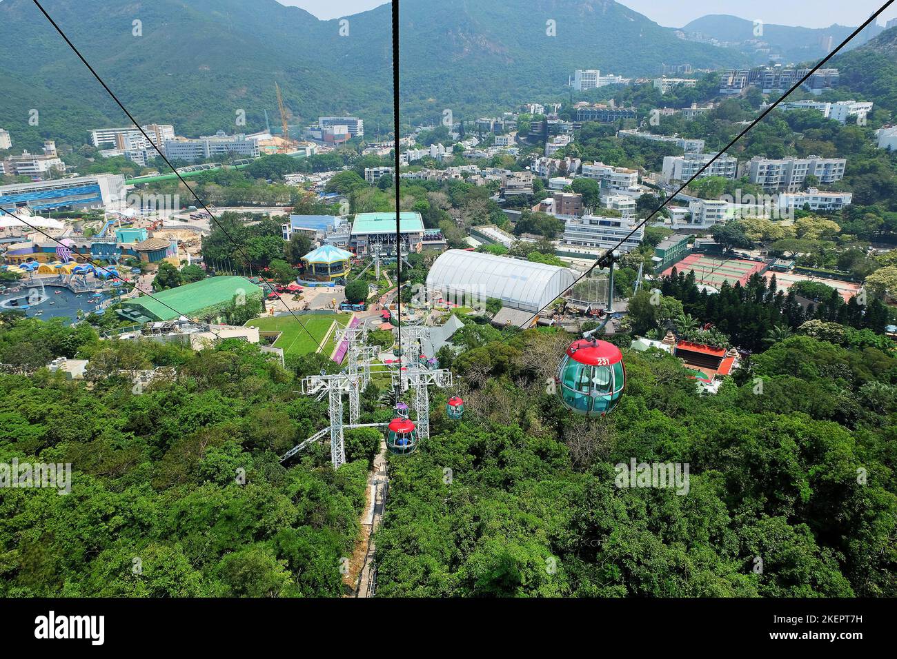 Exterior architecture of Rides and Roller coasters at Animal amusement ...