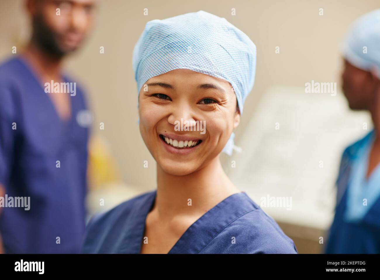 I love working in this hospital. Cropped portrait of a female nurse ...