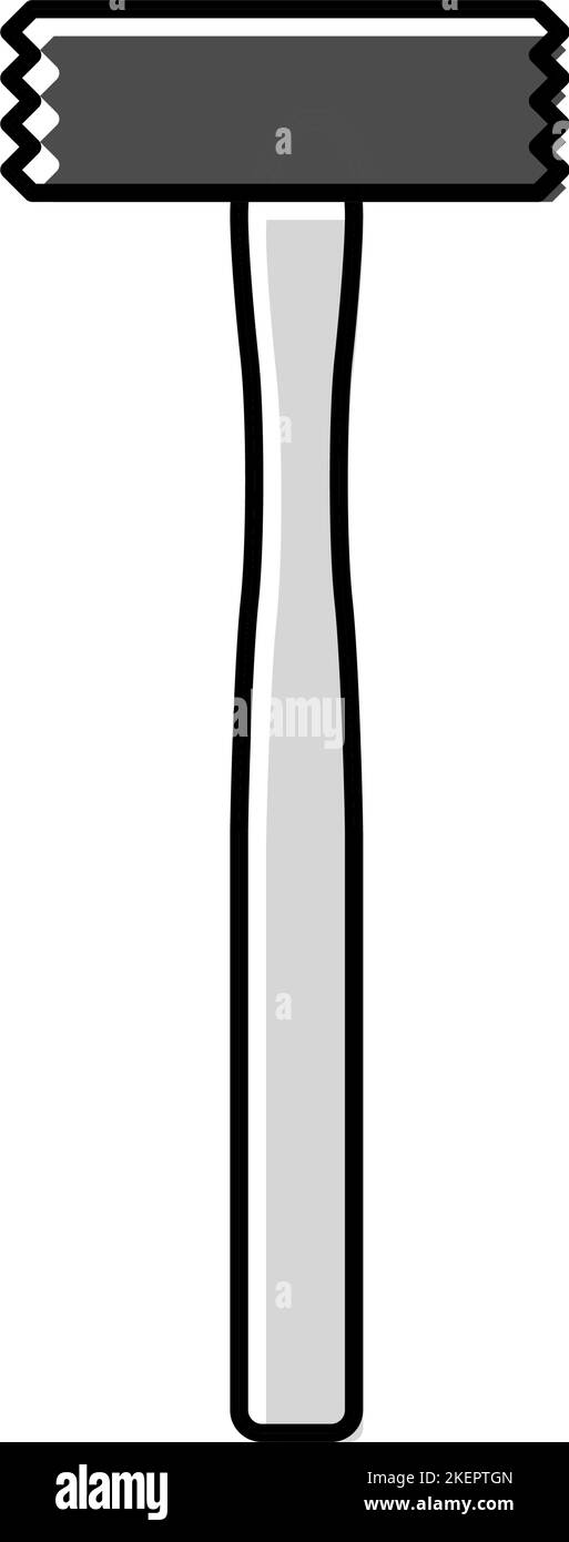 bushing hammer tool color icon vector illustration Stock Vector Image ...