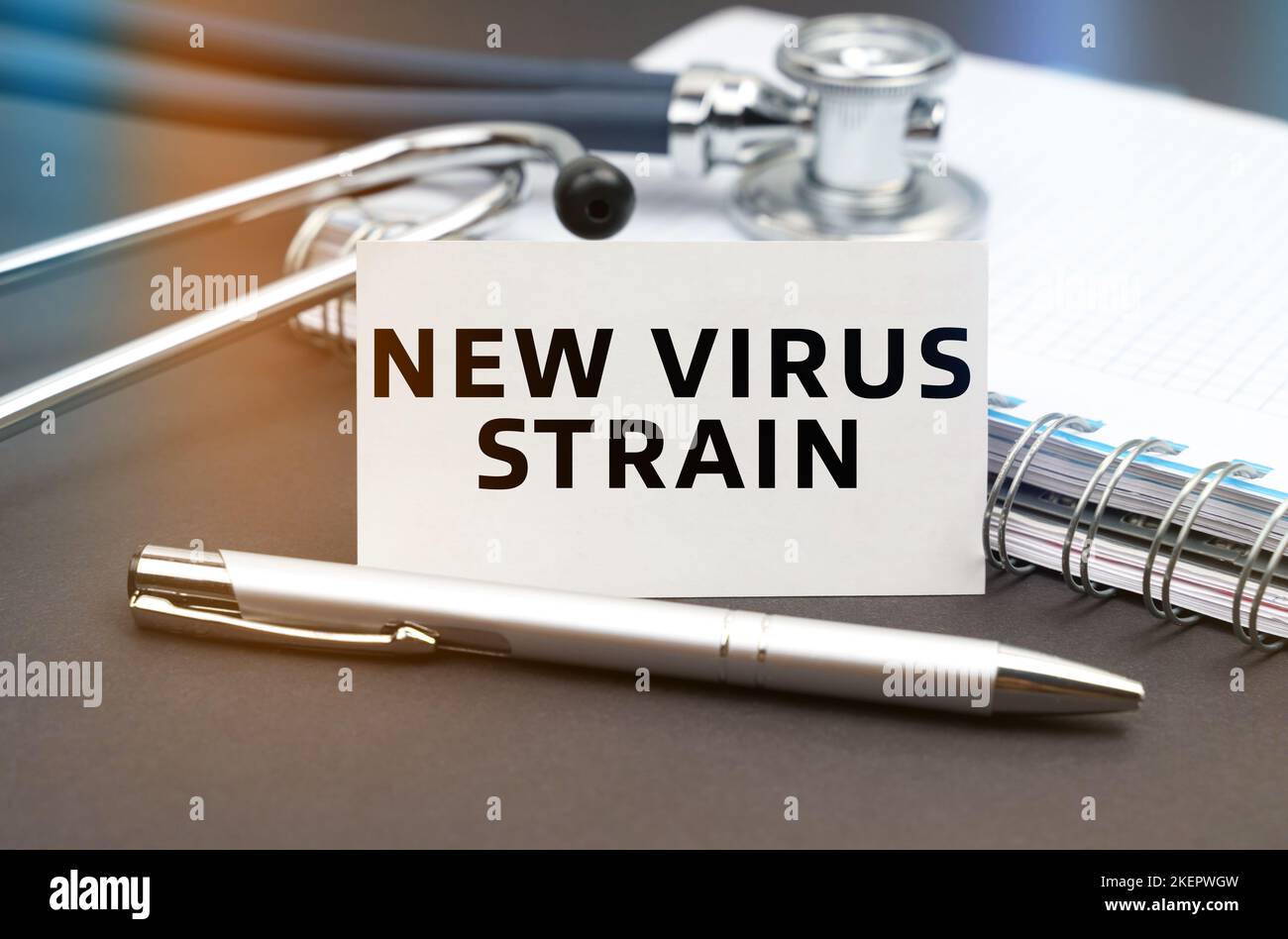 Medicine concept. On the table is a diary, a stethoscope and a business ...