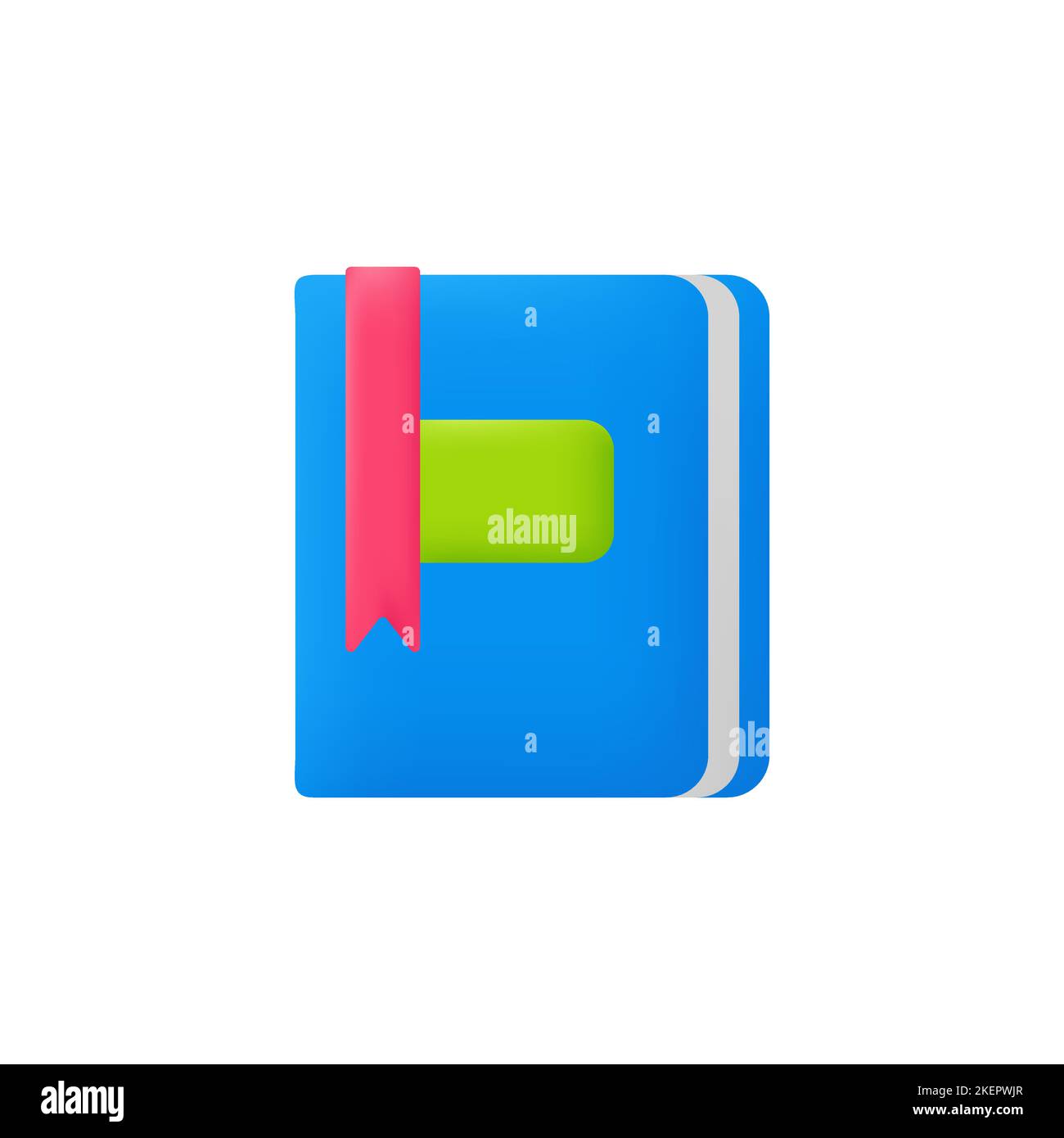 3d Book vector icon. Concept for education and learning. Library, book ...