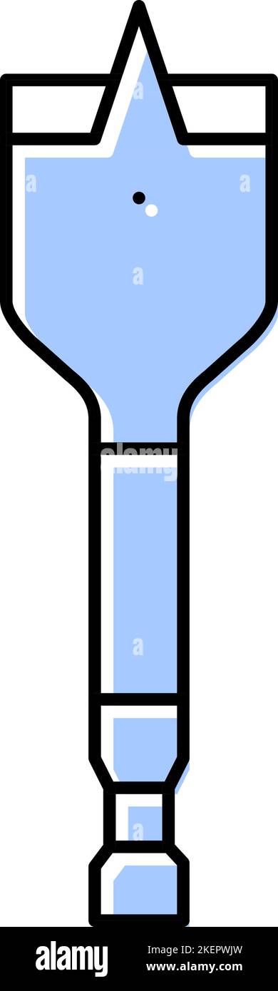 spade drill bit color icon vector illustration Stock Vector Image & Art ...