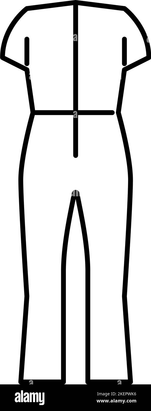 Black denim overalls Cut Out Stock Images & Pictures - Alamy