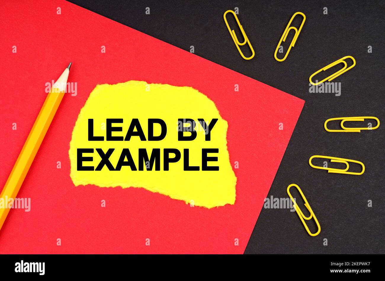 Business and finance concept. On a black background, there are yellow ...