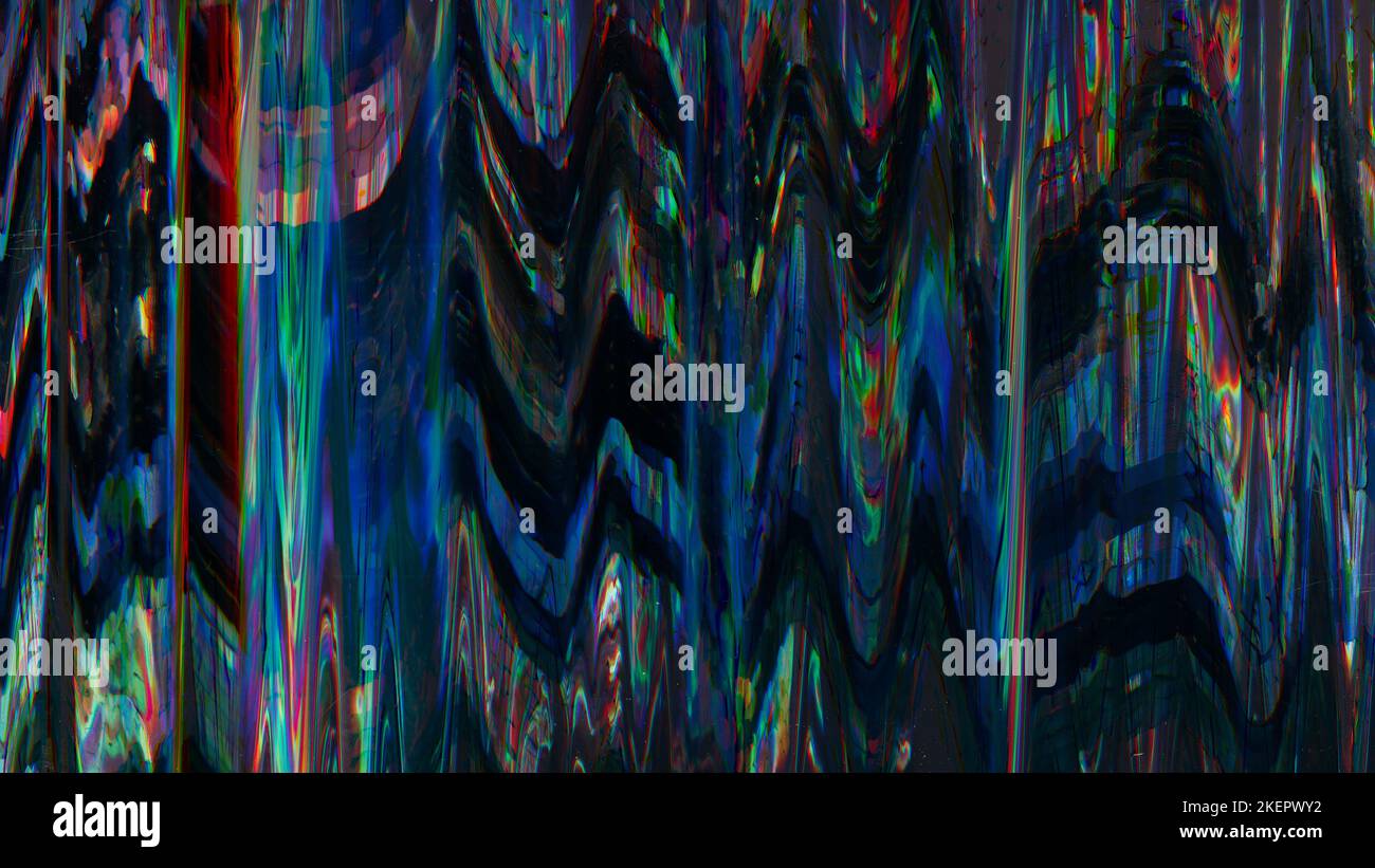 distorted display system breakdown signal error Stock Photo - Alamy