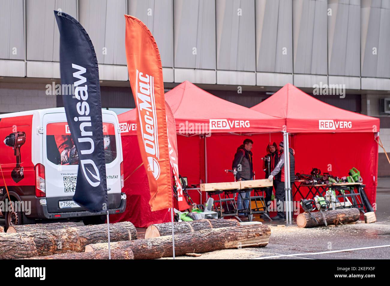 Exhibition of professional tools for work, repair and construction ...