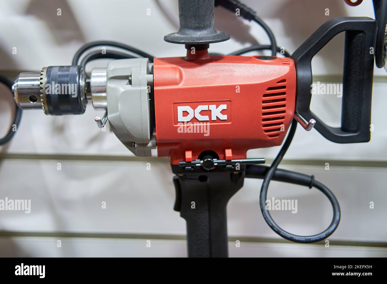 Exhibition of professional tools for work, repair and construction ...