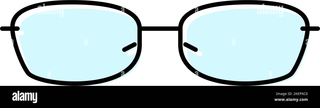 ocular glasses optical color icon vector illustration Stock Vector ...