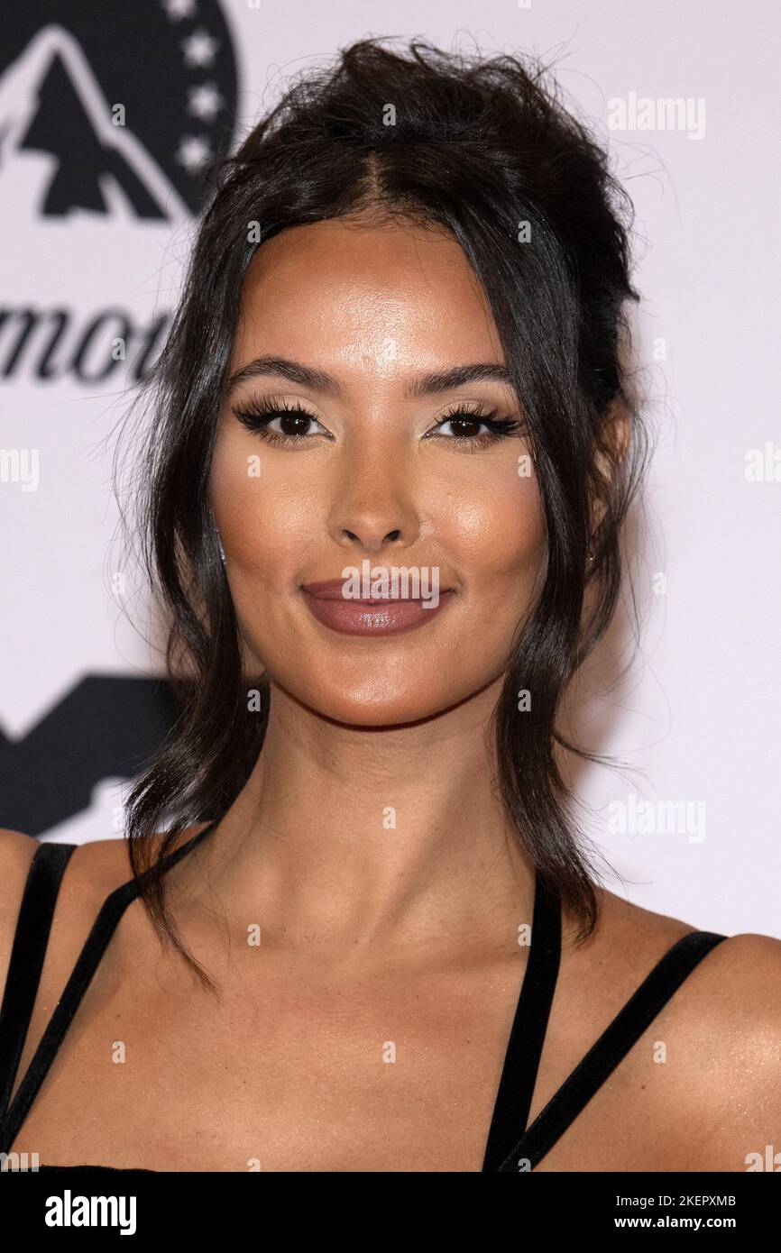 Dusseldorf, Germany. 13th Nov, 2022. Maya Jama arrives at Nachtresidenz ...