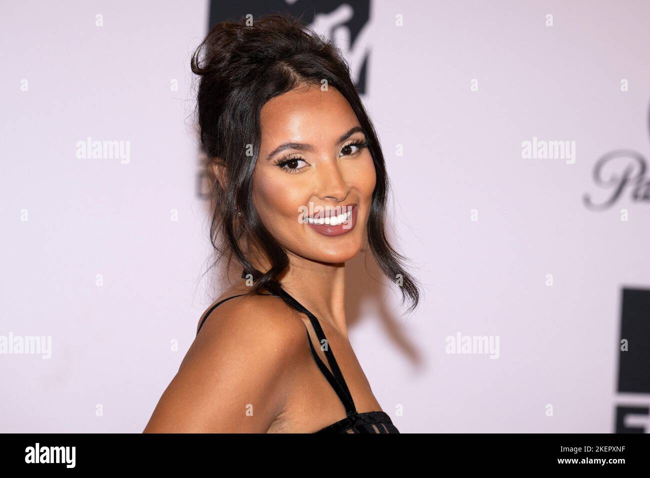 Dusseldorf, Germany. 13th Nov, 2022. Maya Jama arrives at Nachtresidenz ...
