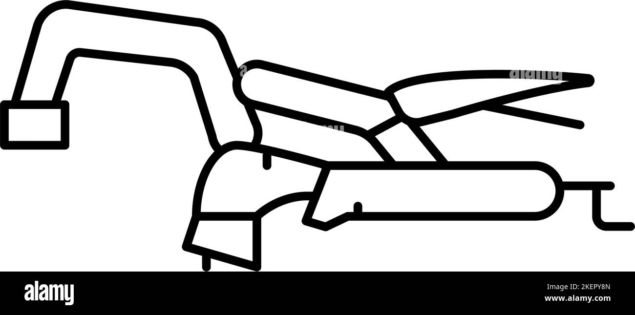 bench clamp line icon vector illustration Stock Vector Image & Art - Alamy