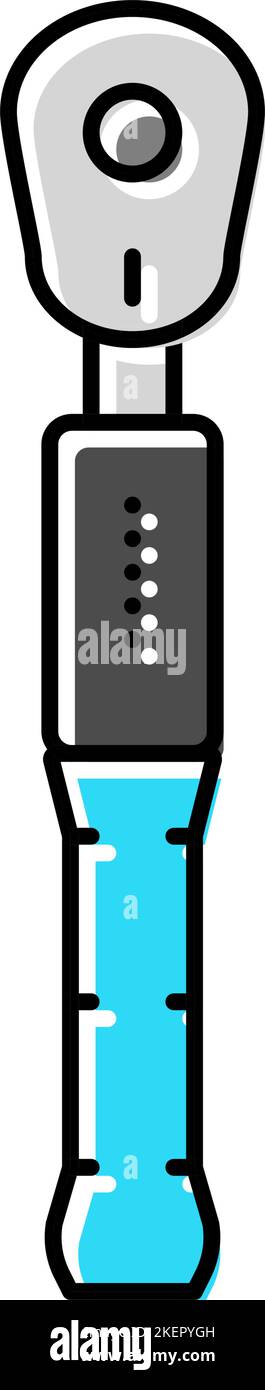 torque wrench tool color icon vector illustration Stock Vector Image ...