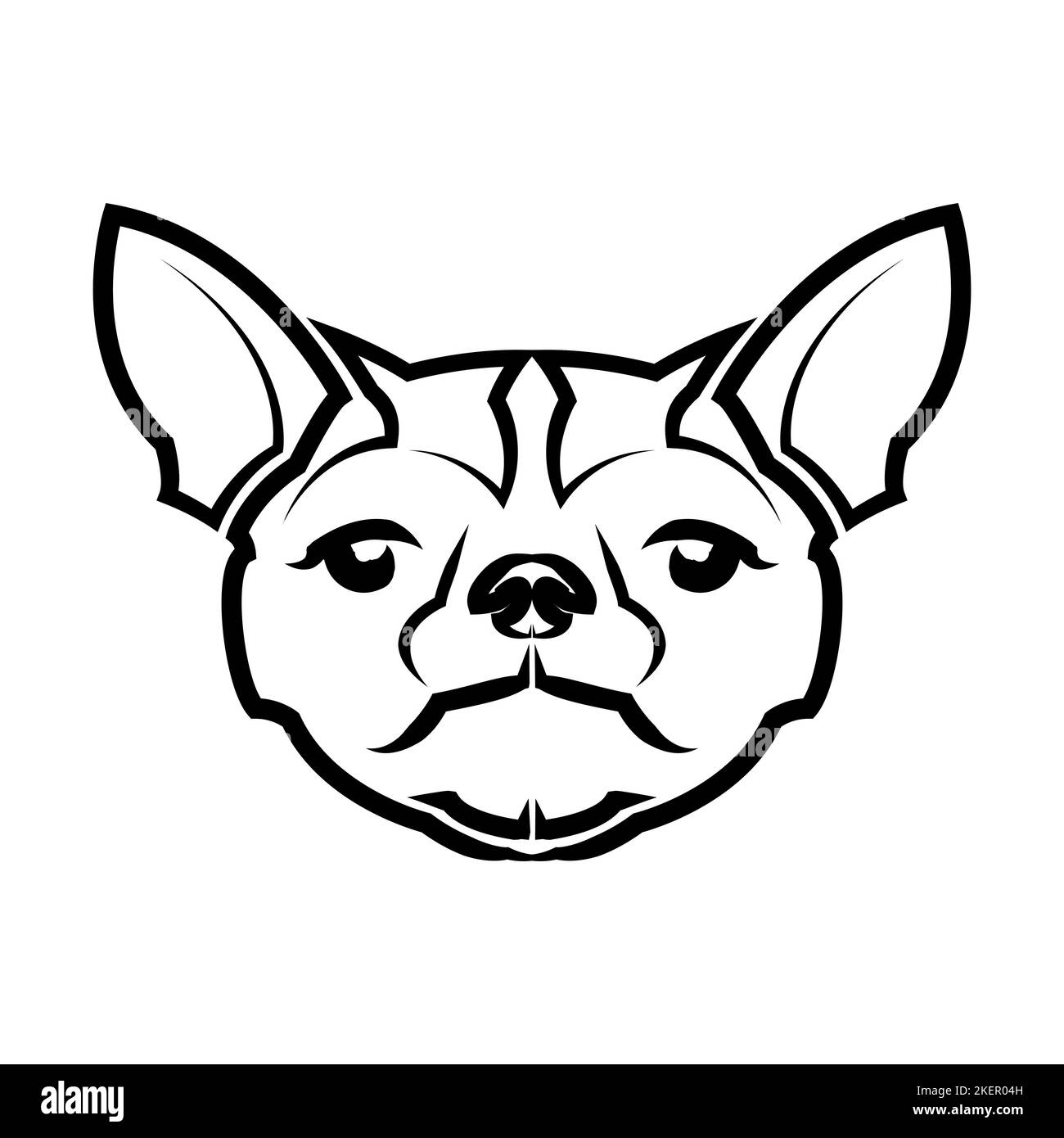 Cute Cartoon Vector Illustration icon of a Chihuahua puppy dog. It is ...