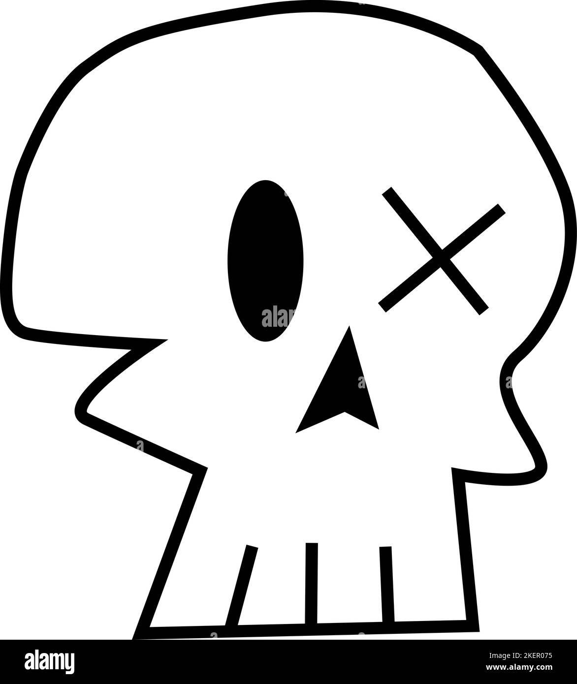 Pirate with one eye Stock Vector Images - Alamy