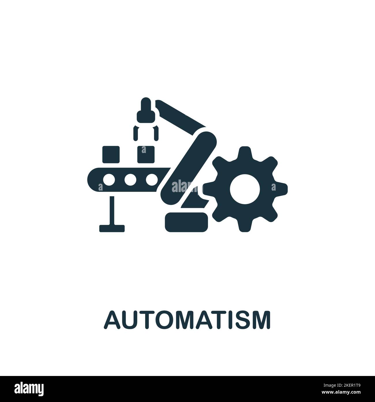 Automatism icon. Monochrome simple Human Productivity icon for ... Automatism icon. Monochrome simple Human Productivity icon for ...