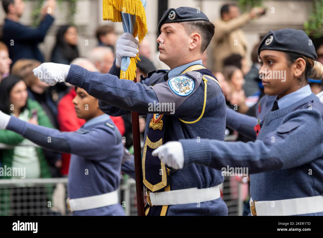 London & South East region RAF Air Cadets at the Lord Mayor's Show ...