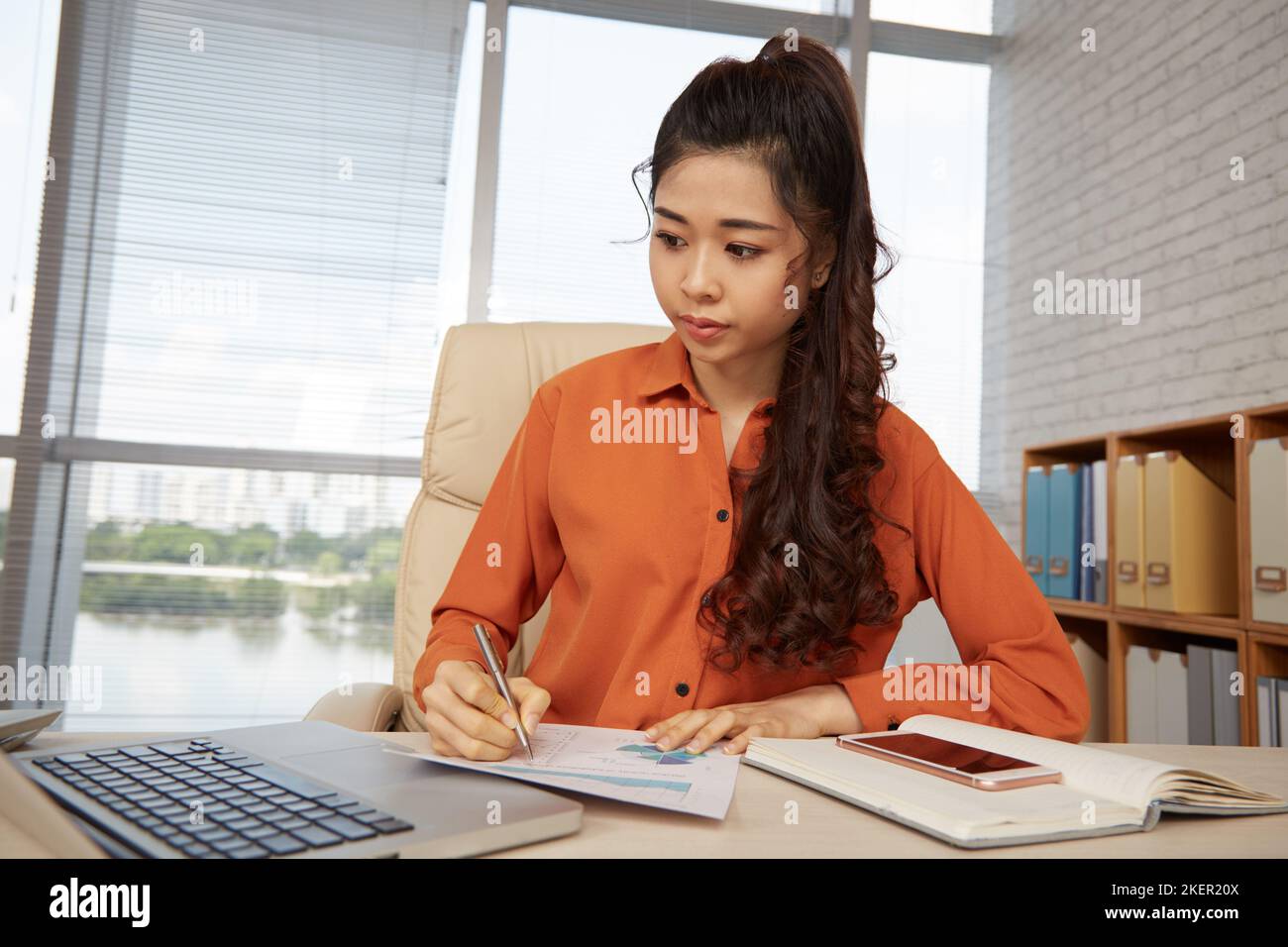 Portrait female financial analyst hi-res stock photography and images ...