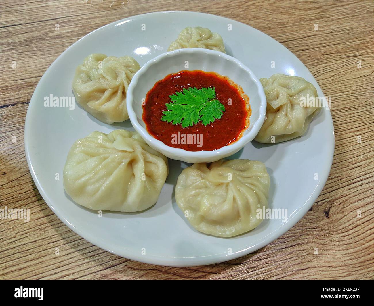 Bhutanese food - momo (Dumpling) in Bangkok, Thailand Stock Photo - Alamy