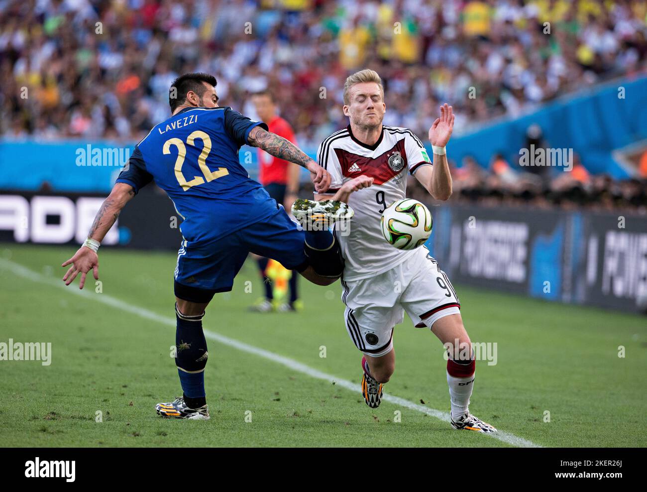 Rio de Janeiro, 13.07.2014, Estadio do Maracana Ezequiel LAVEZZI ...