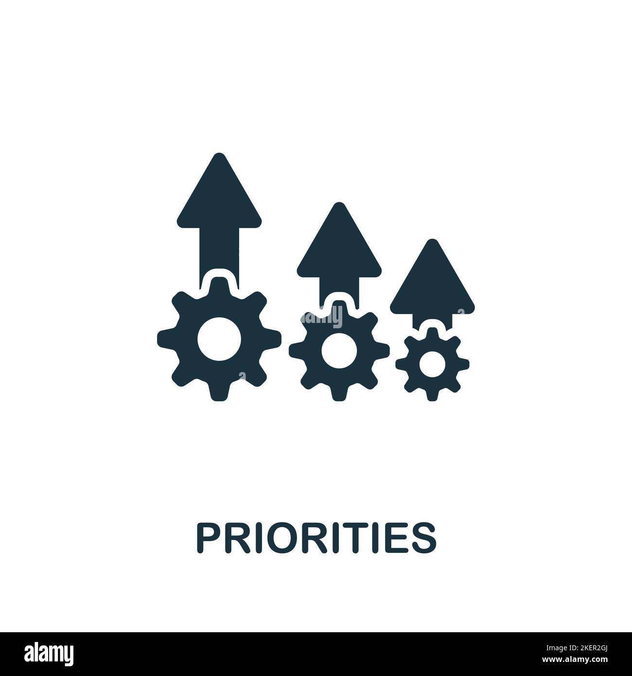 Priorities icon. Monochrome simple Human Productivity icon for ... Priorities icon. Monochrome simple Human Productivity icon for ...