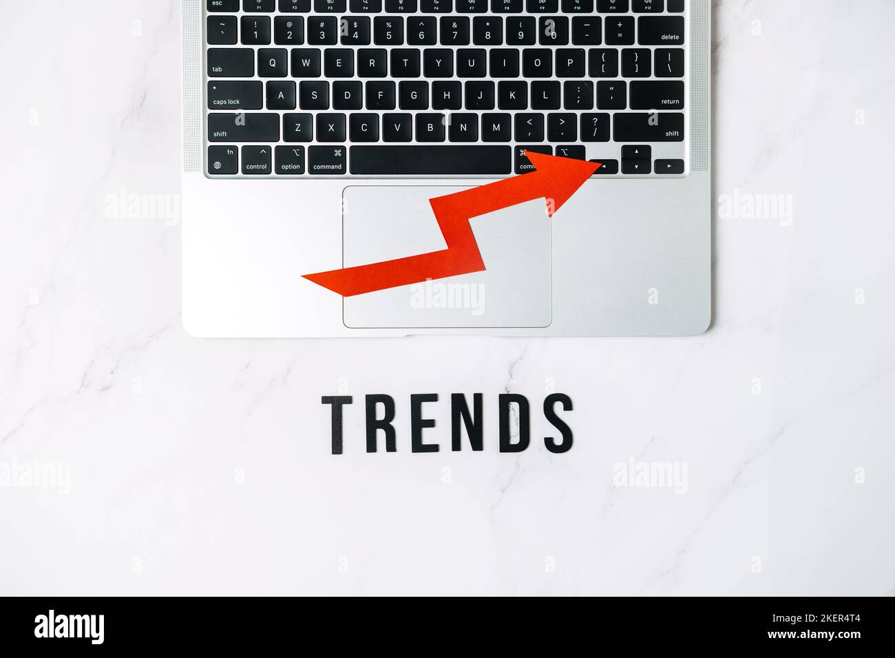 Technology Trends, Tech trends, Top New Technology. Word trends and red ...