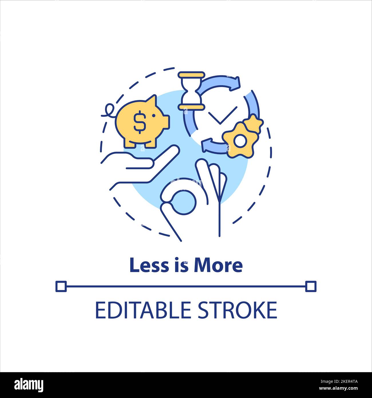 Less is more concept icon Stock Vector Image & Art - Alamy Less is more concept icon Stock Vector Image & Art - Alamy