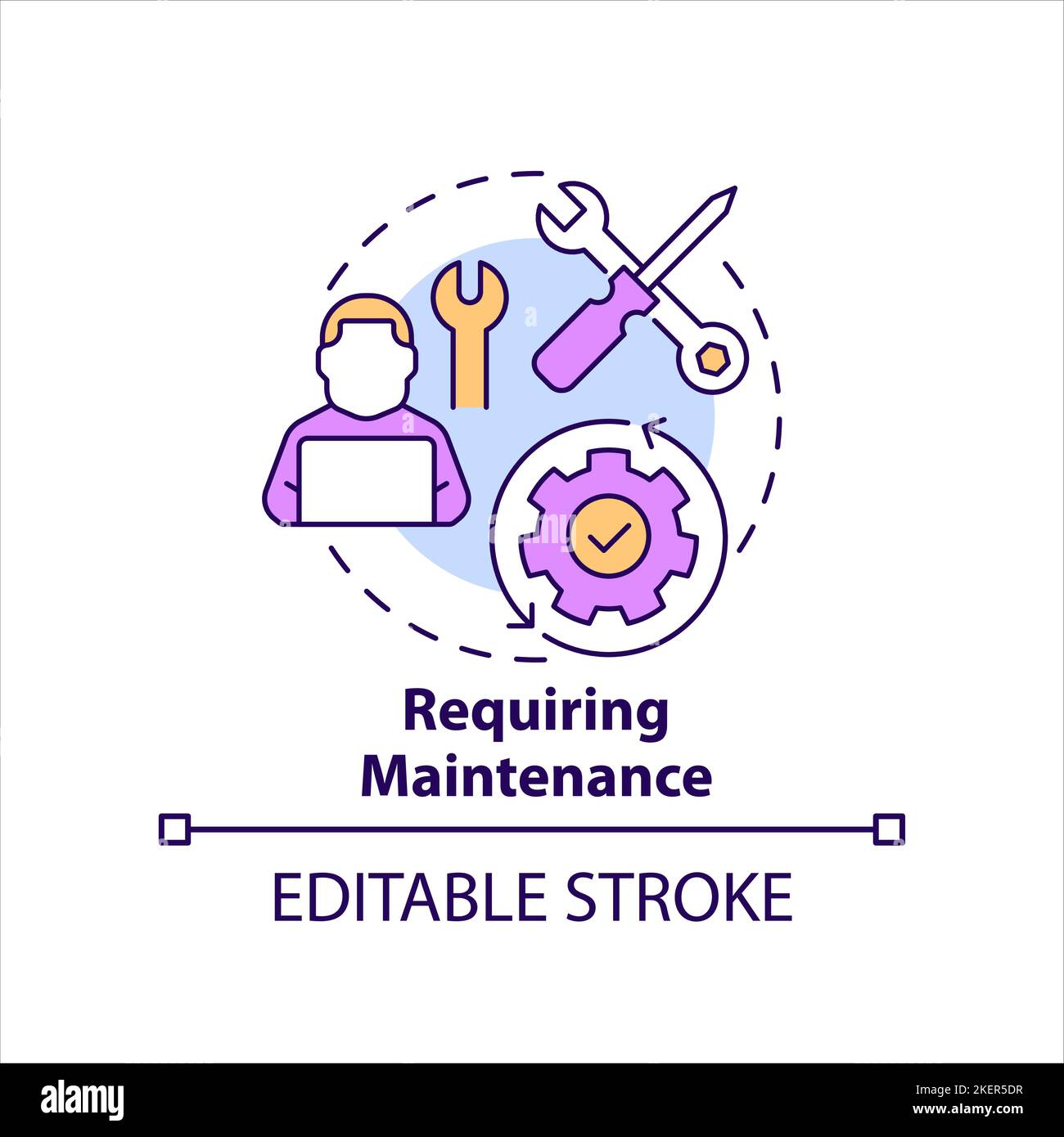 Maintenance manage Stock Vector Images - Alamy