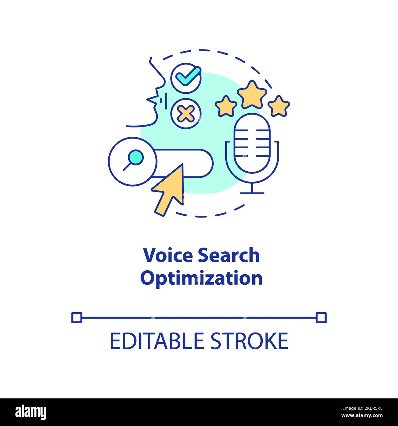 Voice search mobile application Cut Out Stock Images & Pictures - Alamy