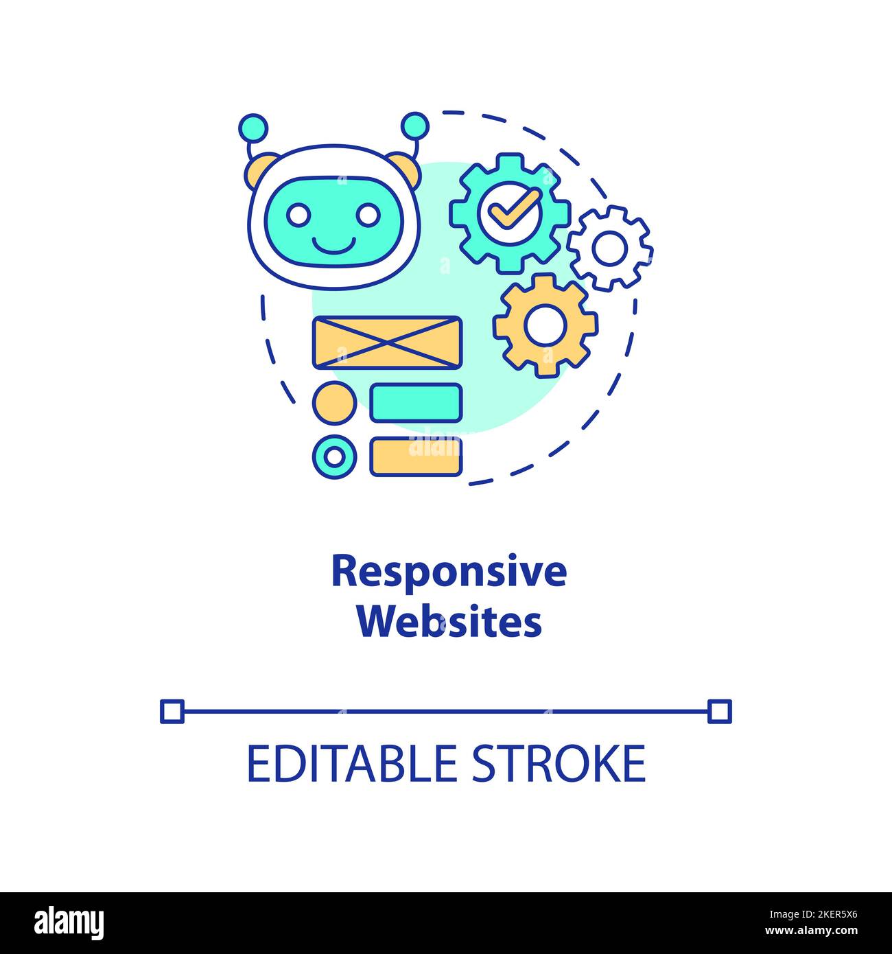 Responsive adaptive web design Cut Out Stock Images & Pictures - Alamy