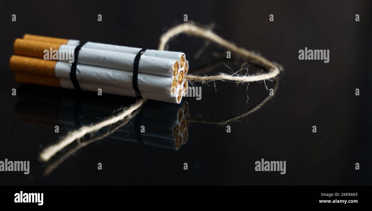 The concept of medicine is the fight against smoking. Cigarettes are ...