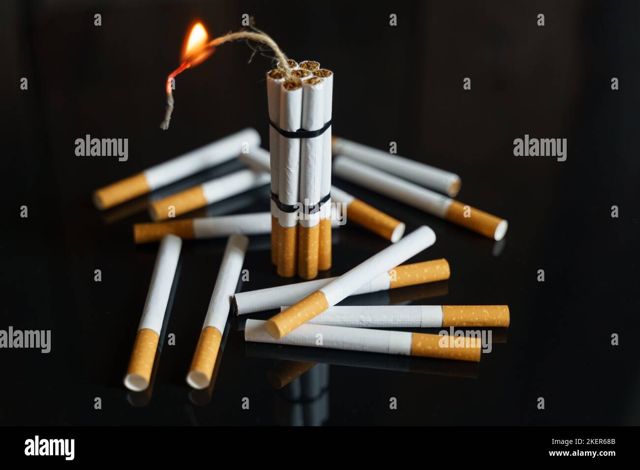 The concept of medicine is the fight against smoking. Cigarettes, in ...