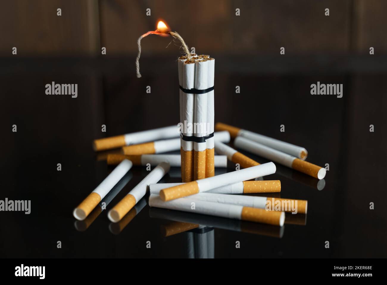 The concept of medicine is the fight against smoking. Cigarettes, in ...