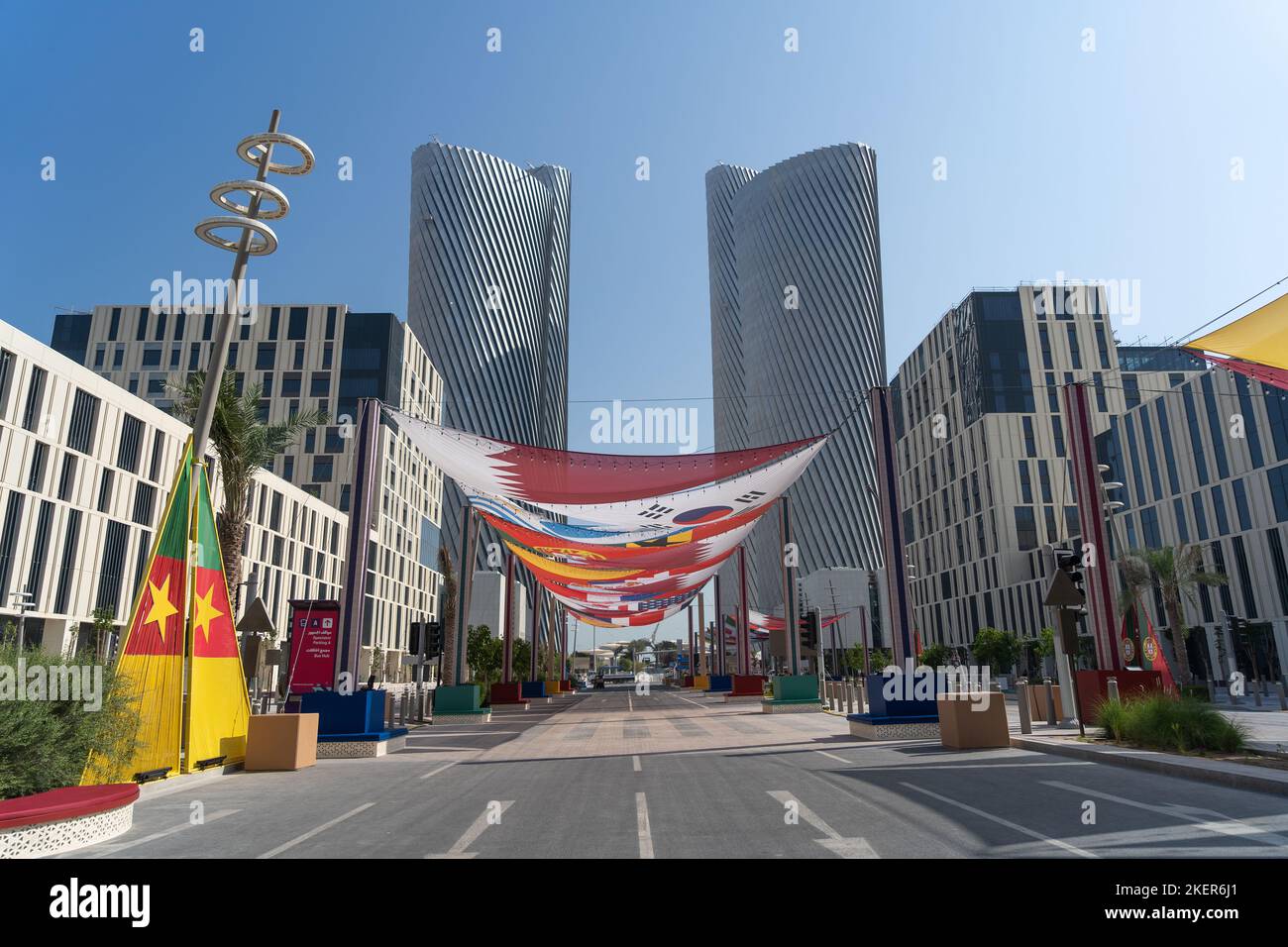 Lusail Commercial Boulevard, Lusail City, Qatar Stock Photo - Alamy