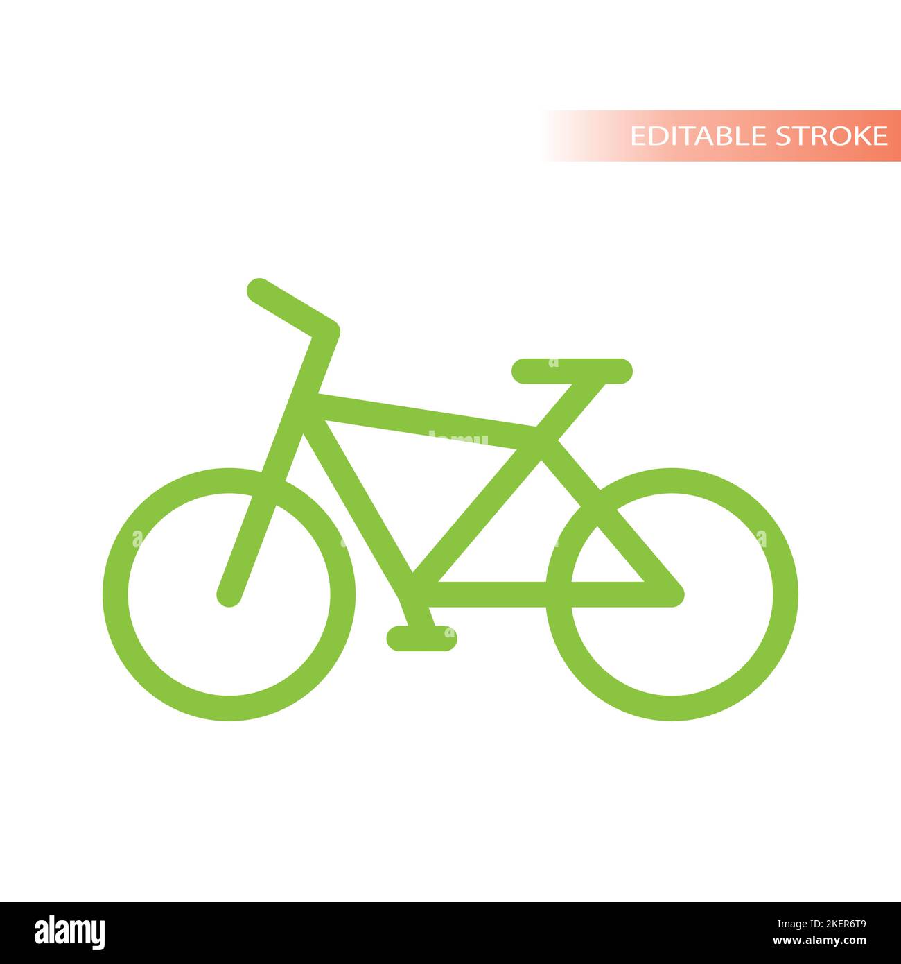 Bicycle symbol Cut Out Stock Images & Pictures - Alamy