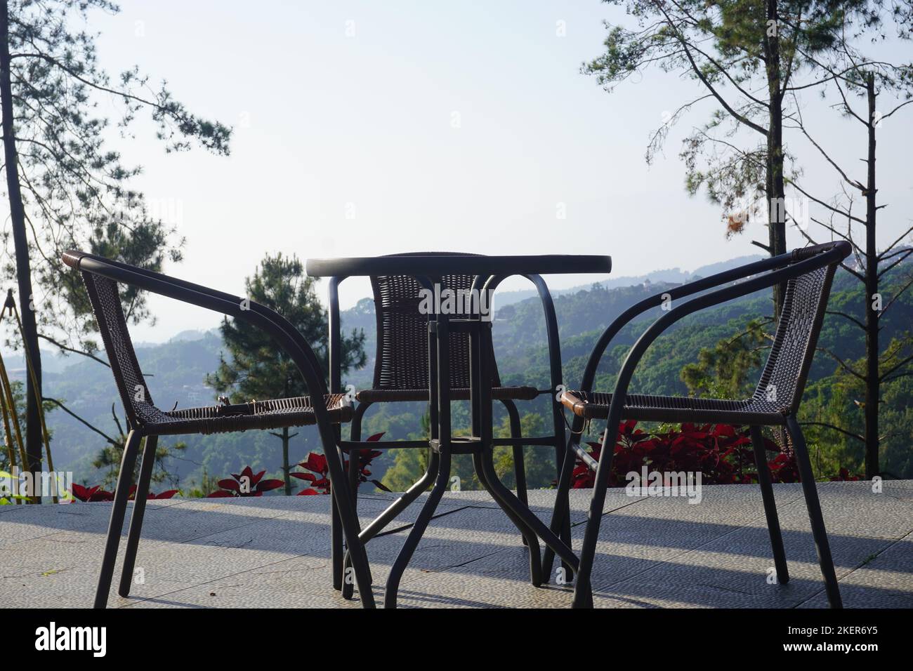 Chairs in nature hi-res stock photography and images - Alamy