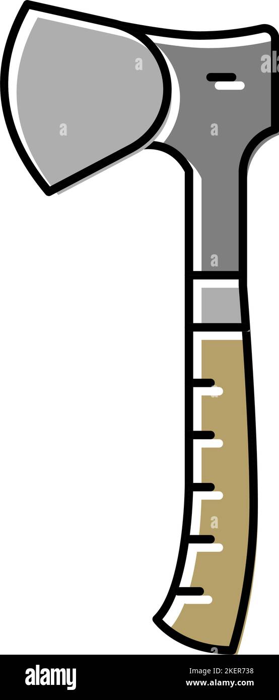 hatchet hatchet color icon vector illustration Stock Vector Image & Art ...