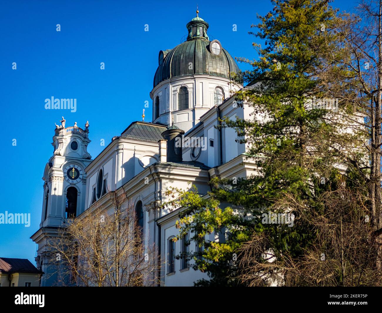 Austria, Salzburg old town- Streets, shops and buildings Stock Photo ...