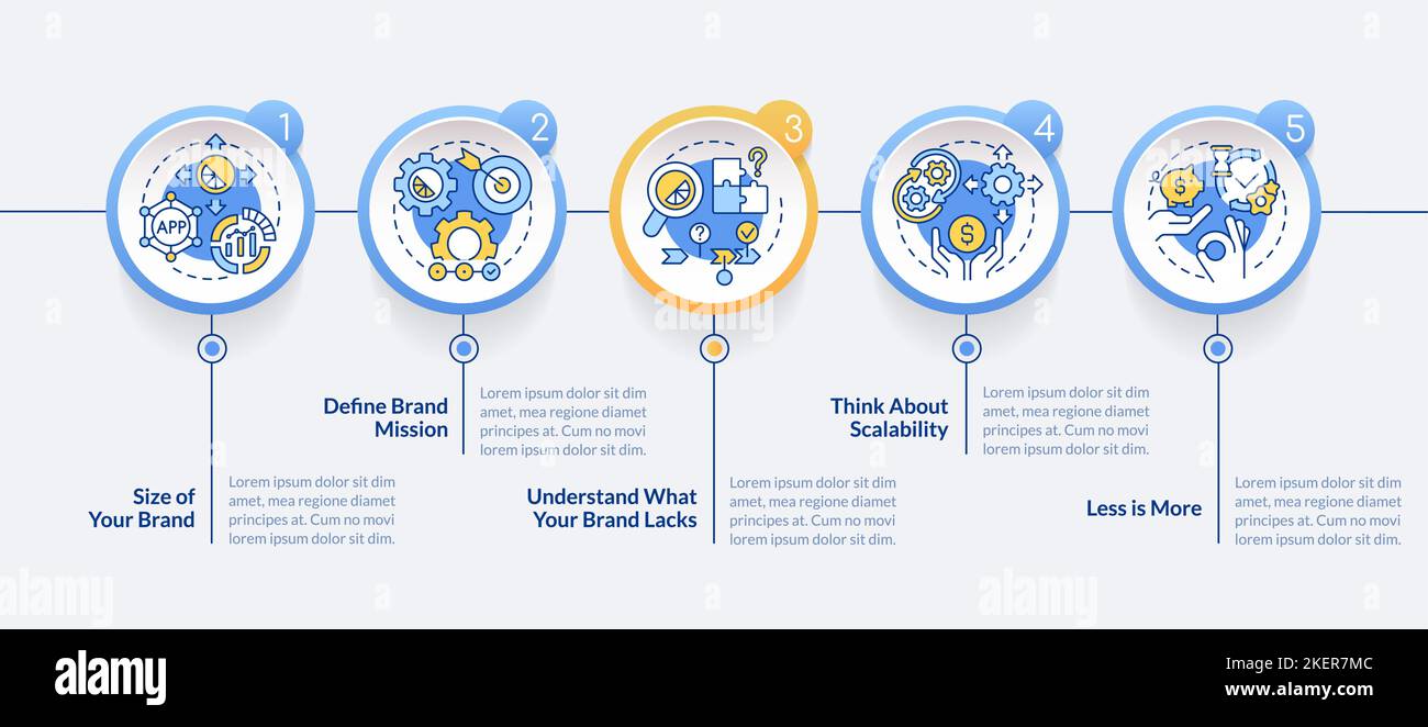 Selection business tools circle infographic template Stock Vector Image ...