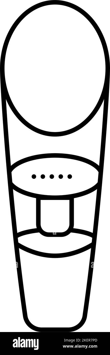 aerator wine line icon vector illustration Stock Vector Image & Art - Alamy