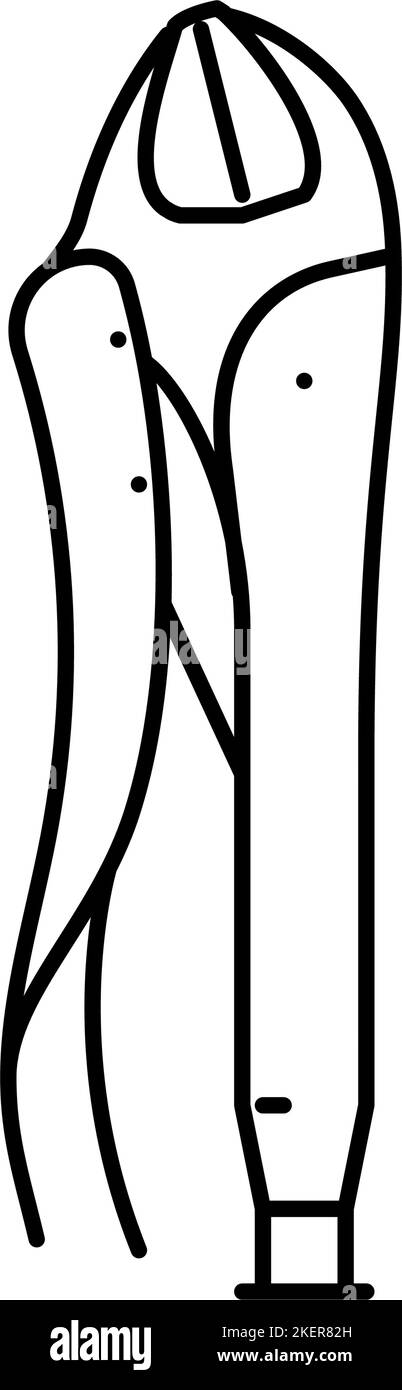 locking pliers line icon vector illustration Stock Vector Image & Art ...
