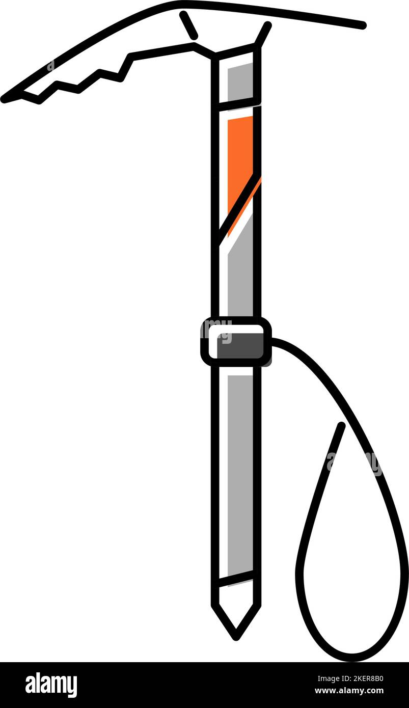 ice axe tool color icon vector illustration Stock Vector Image & Art ...